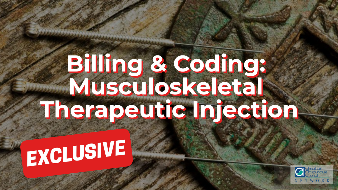 Billing & Coding: Musculoskeletal Therapeutic Injection - AAC Info Network